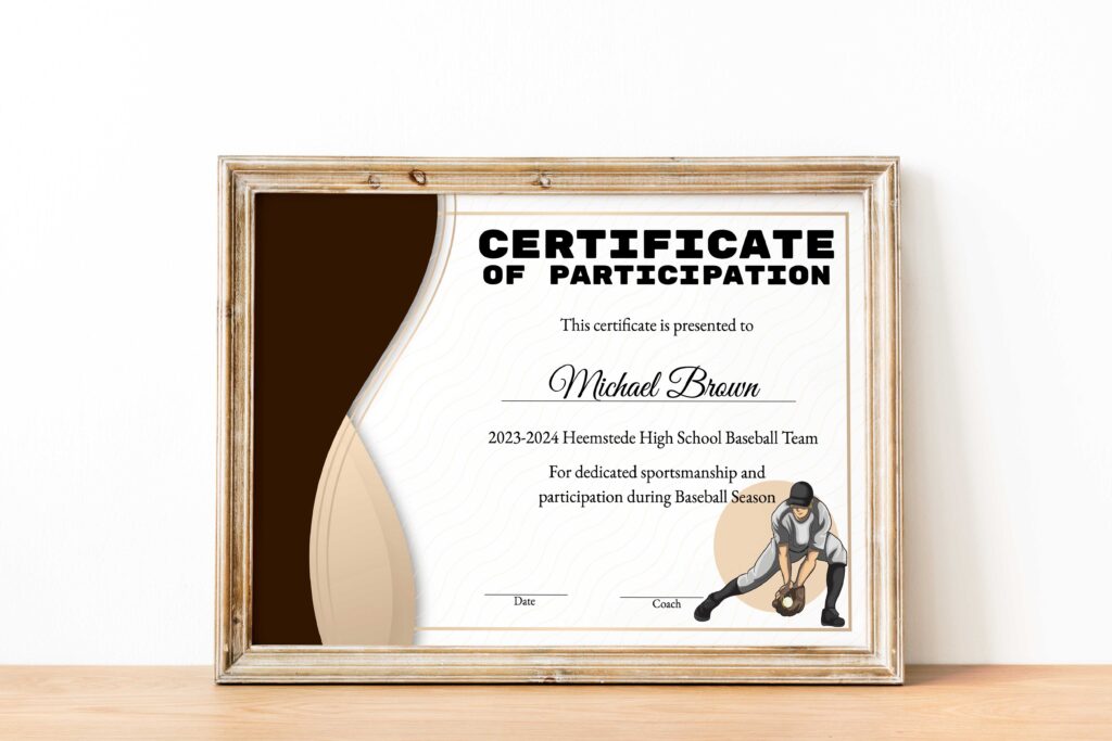 EDITABLE Baseball Award Certificates | Printable Baseball Awards ...